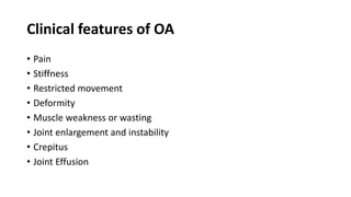 Knee Anatomy, approaches & Osteoarthritis | PPTX