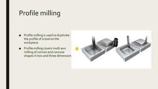 Knee and column milling machines | PPTX