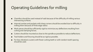 Knee and column milling machines | PPTX