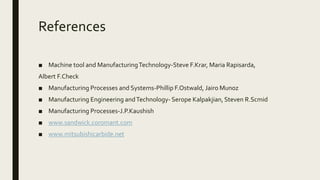 Knee and column milling machines | PPTX