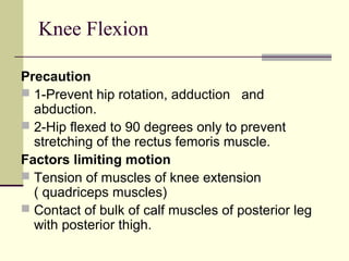 Knee & ankle goiometry | PPT