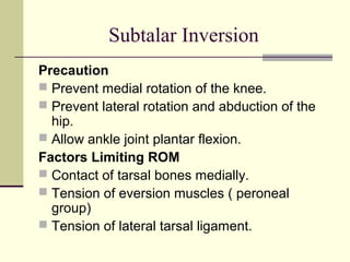 Knee & ankle goiometry | PPT
