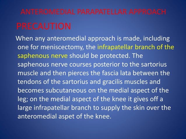 Surgical approaches to knee and ankle joints | PPTX
