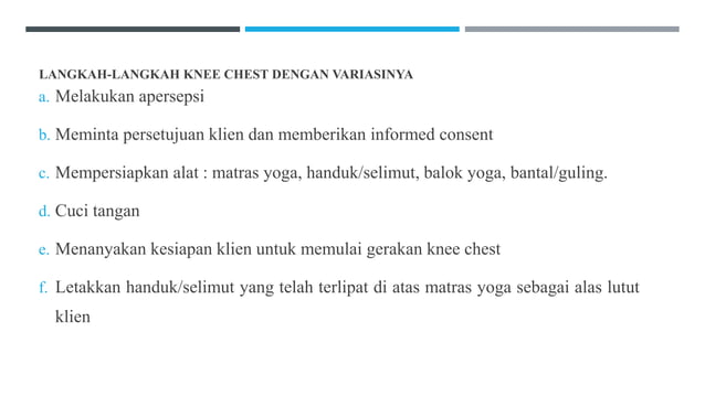 Knee chest position | PPTX