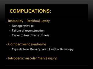 Knee dislocation | PPTX