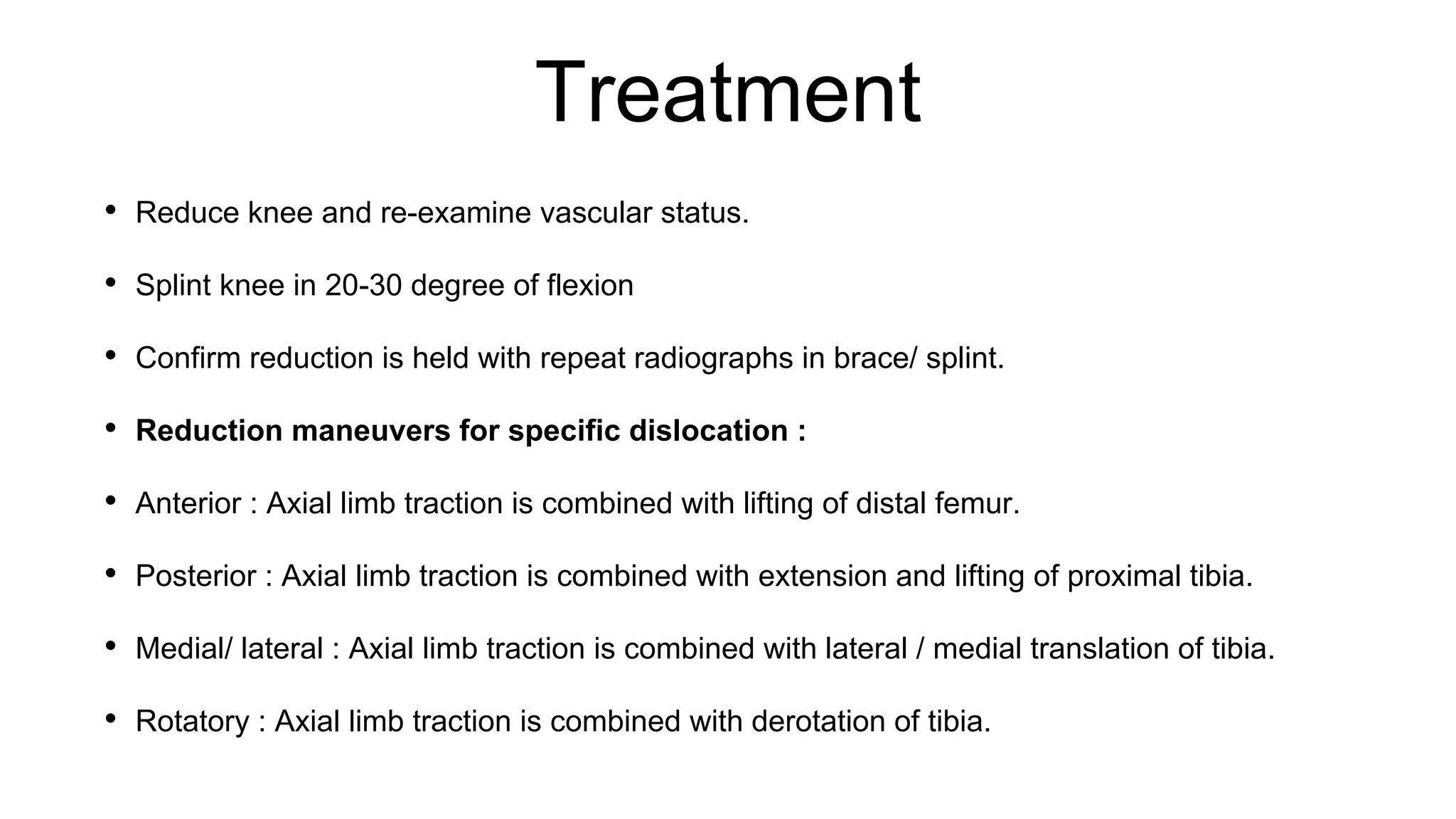 Knee dislocation | PPTX