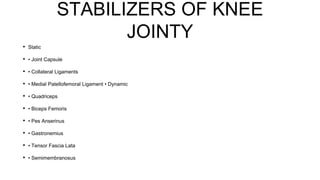 Knee dislocation | PPTX