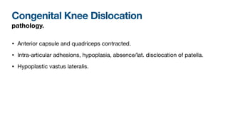 Knee Dislocation Orthopaedics MBBS Presentation | PPT