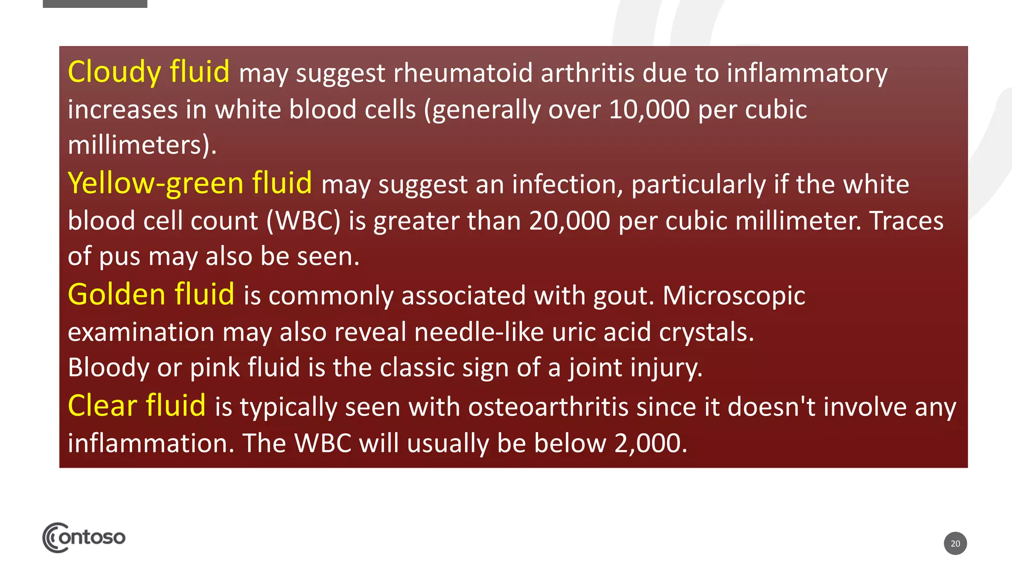 Knee effusion : Fluid Or Water On The Knee-Medical Study | PPTX