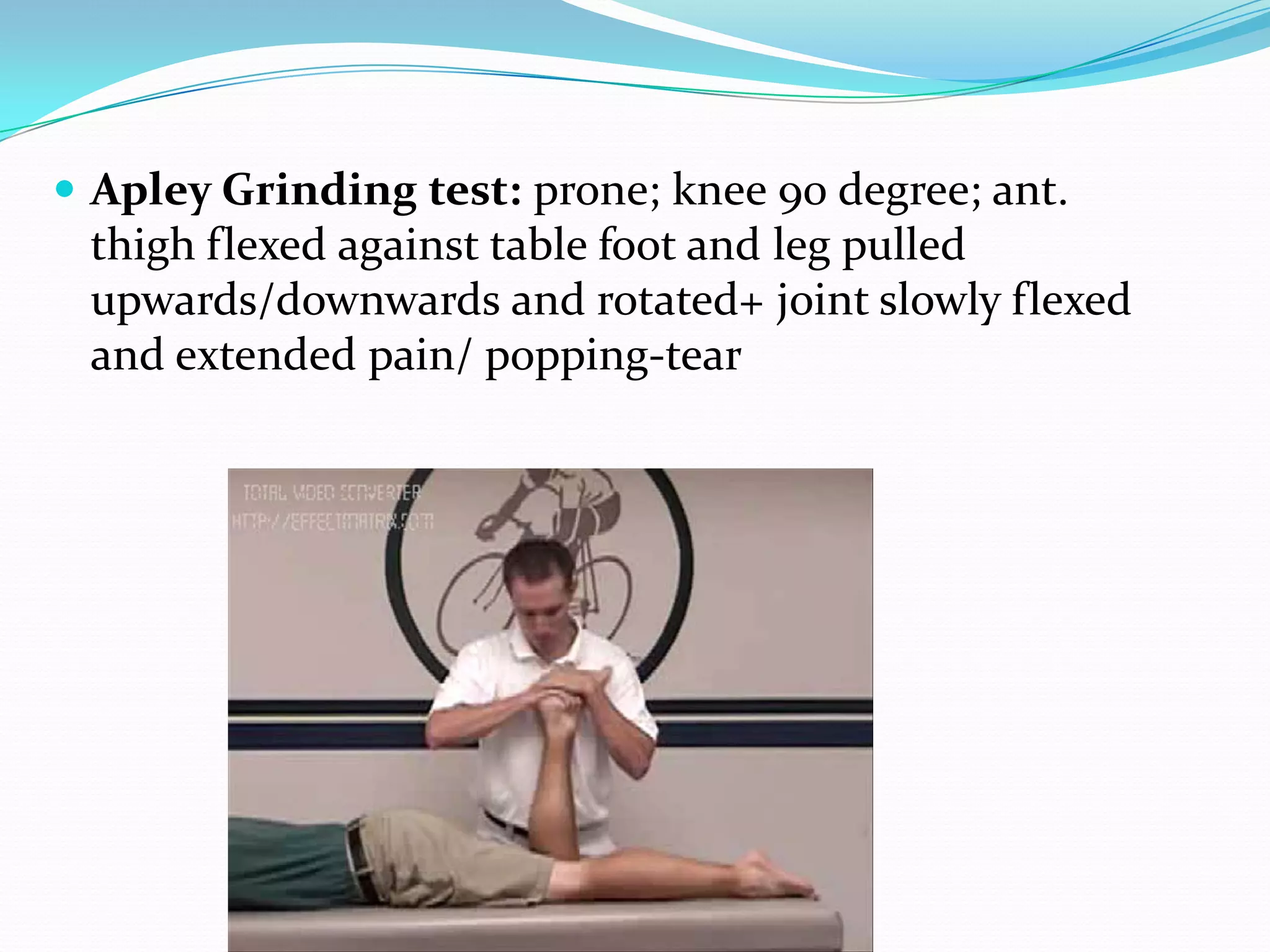 Knee examination | PDF