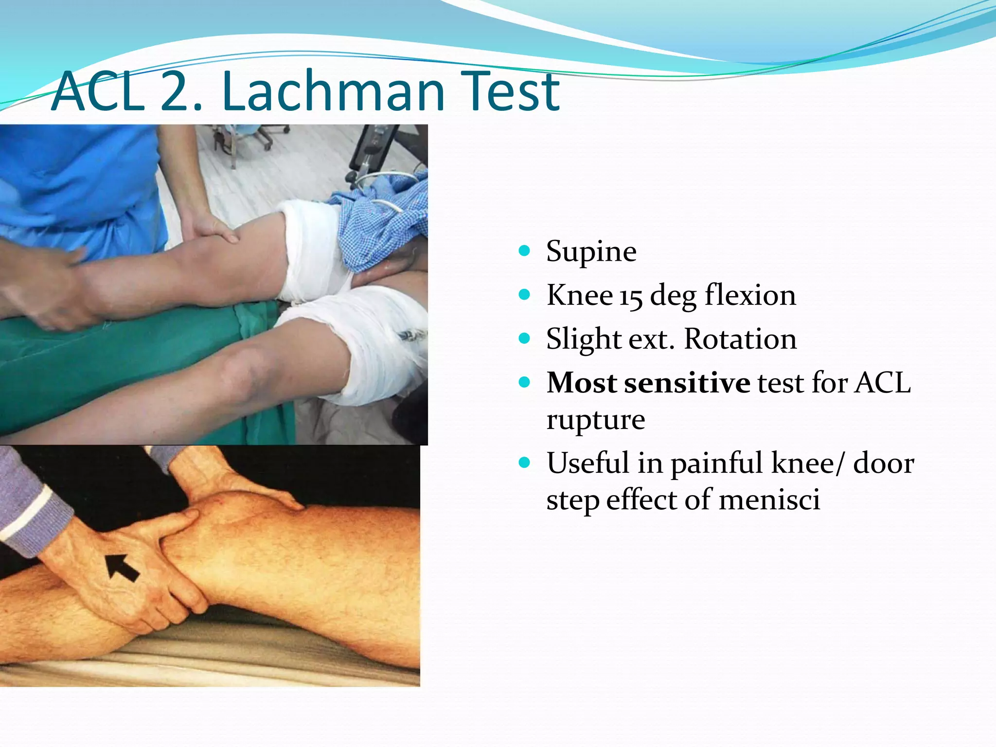 Knee examination | PDF