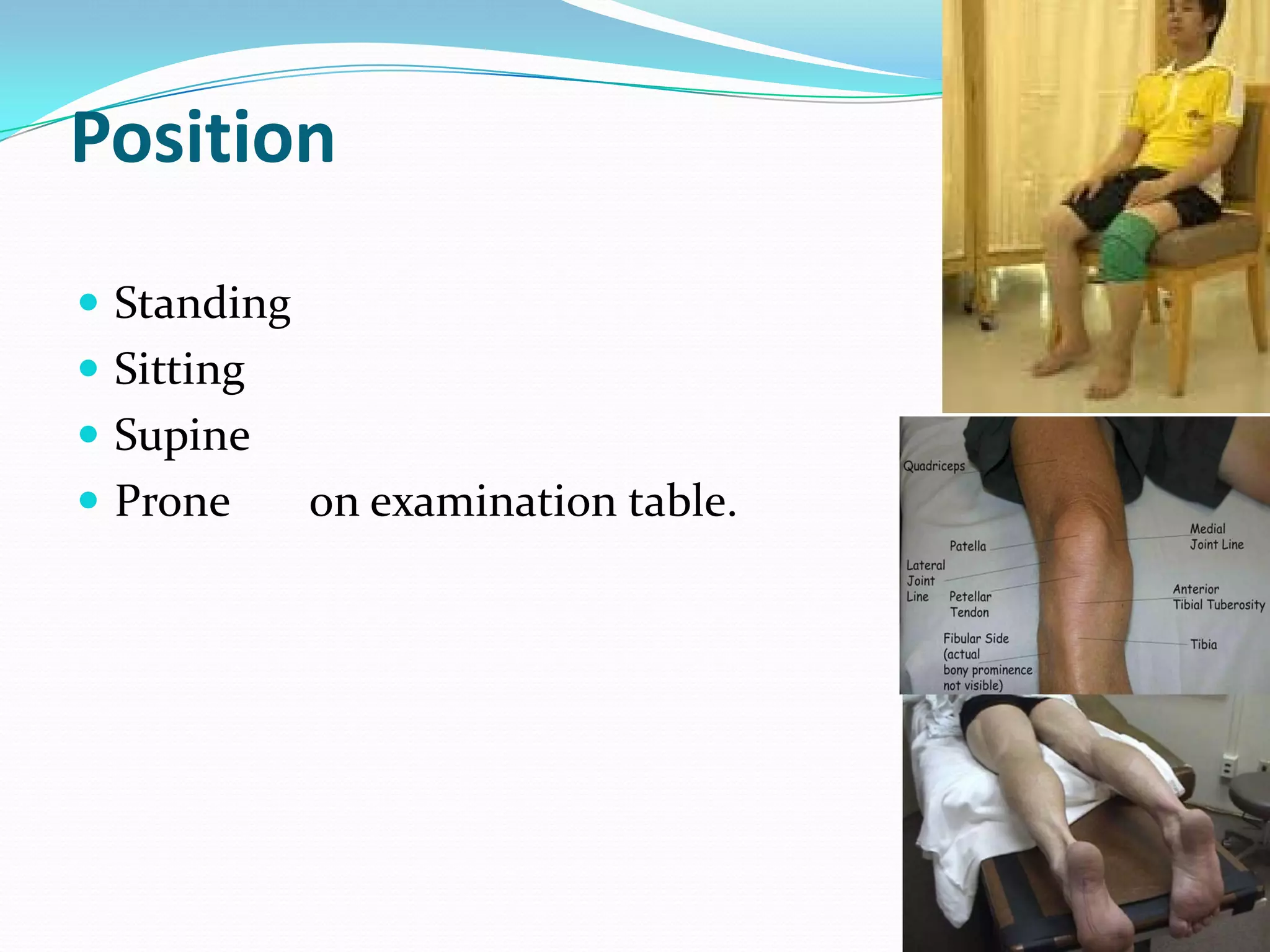 Knee examination | PDF