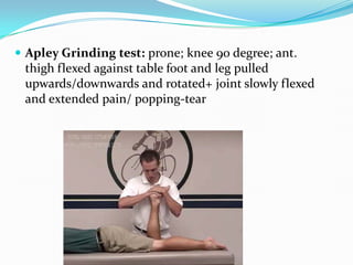 Knee Grinding Test