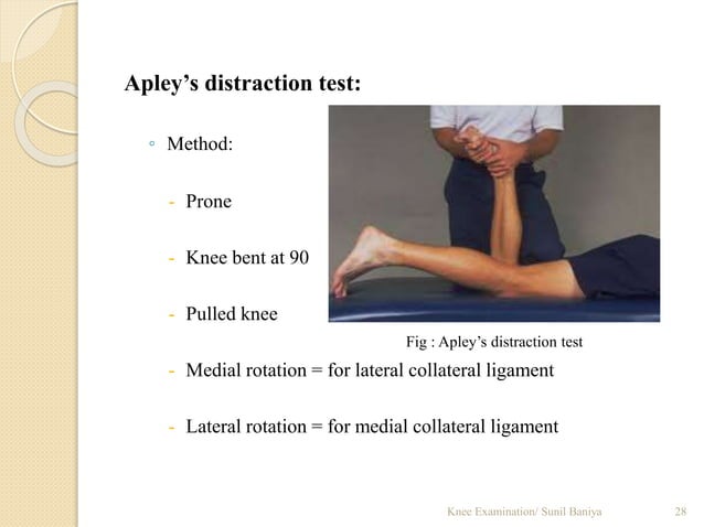 Knee examination | PPTX