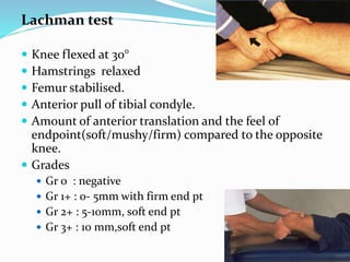 Knee examination | PPT