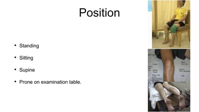 Knee examination | PPTX