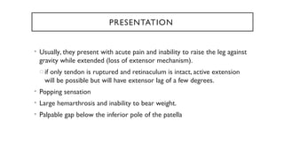 knee extensor mechanism injuries222.pptx