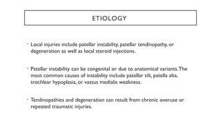 knee extensor mechanism injuries222.pptx