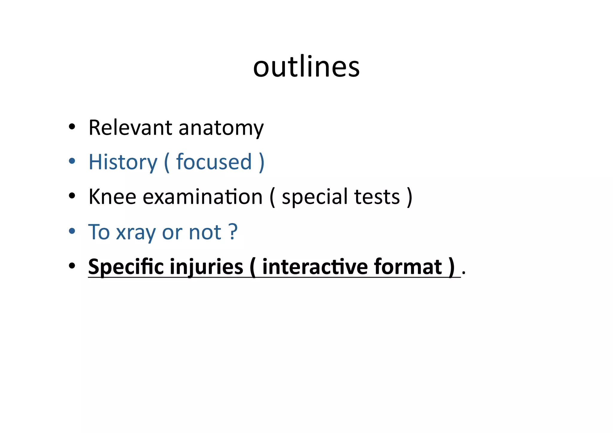 Knee Injuries Clinical Serise | PDF