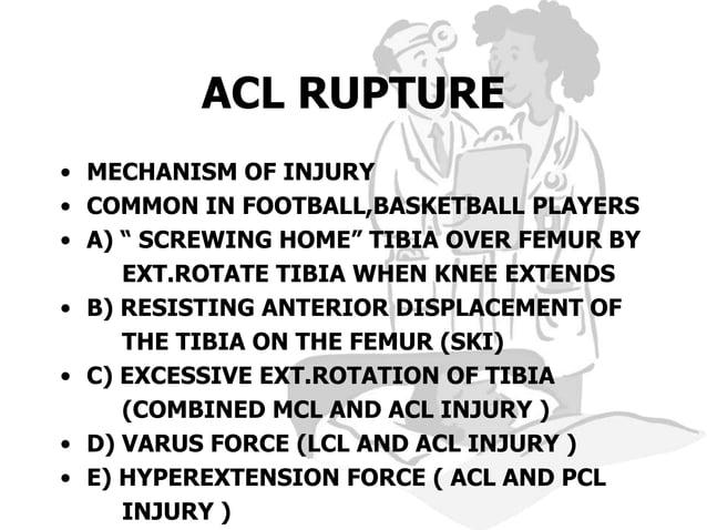 Knee injuries in sports medicine & arthroscopy | PPT