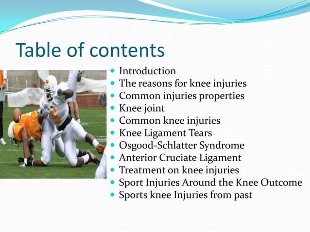 Knee Injury[3] | PPT