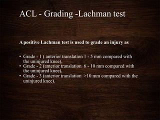 Knee instability | PPT