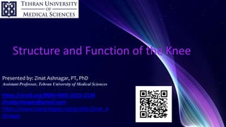 Knee joint.Session 1 | PPT