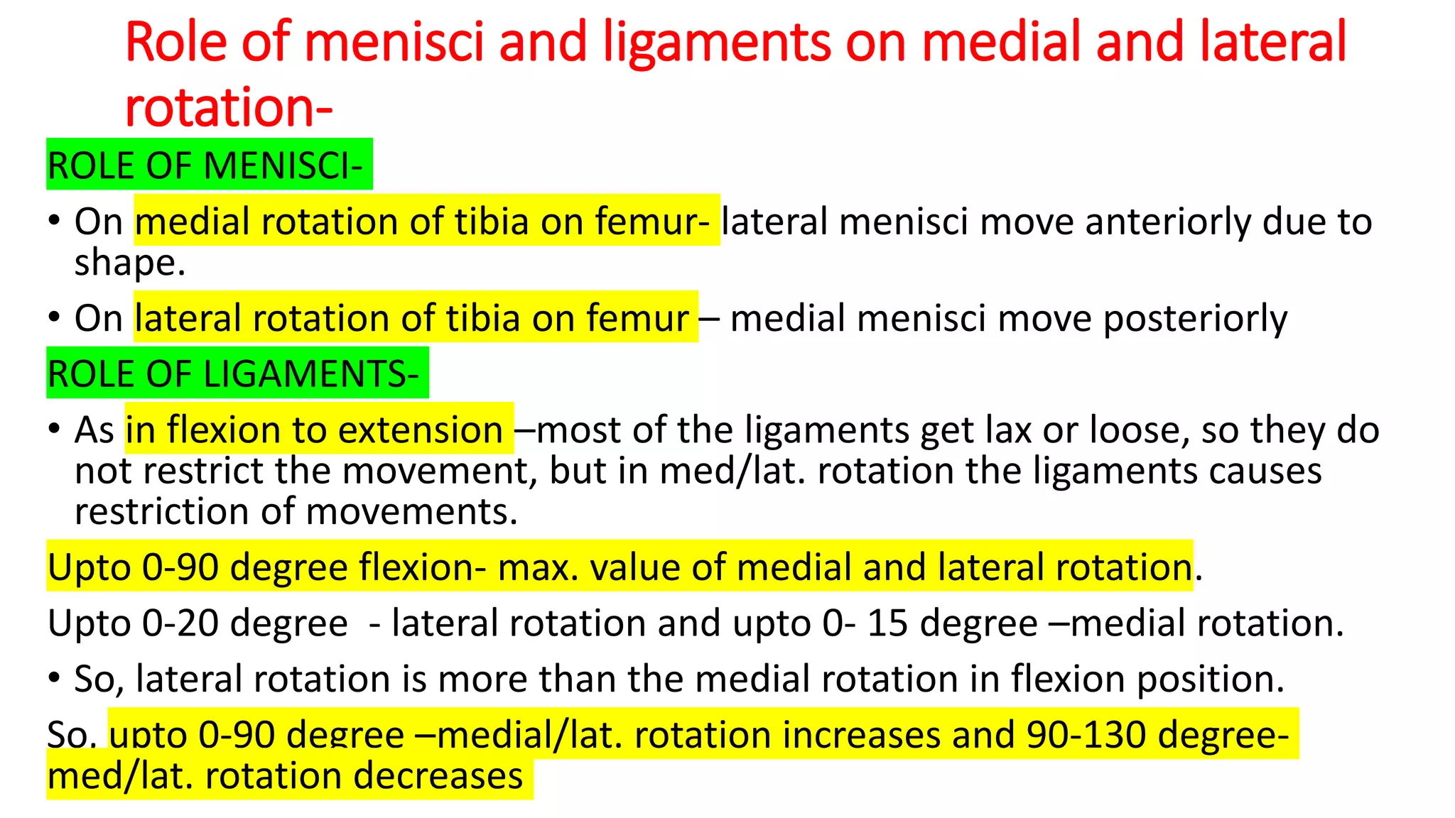 KNEE JOINT-biomeschanics.pptx DR VASU SRIVASTAVA | PPTX