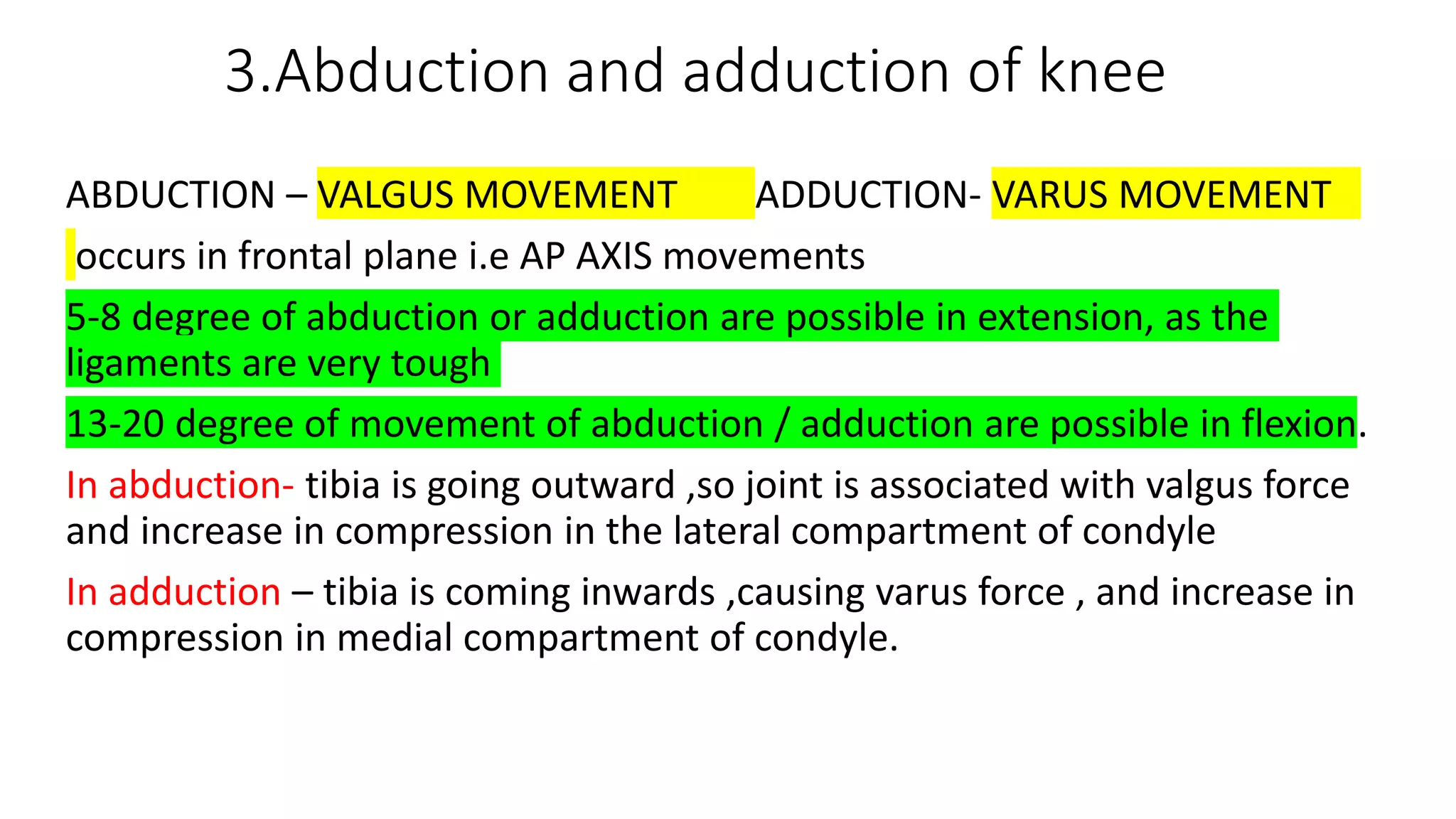 KNEE JOINT-biomeschanics.pptx DR VASU SRIVASTAVA | PPTX