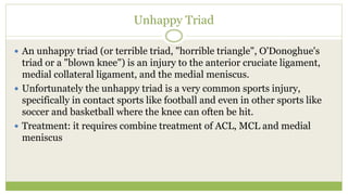 Knee Joint Sports Physical Therapy Anatomy of Knee, Common injuries in ...