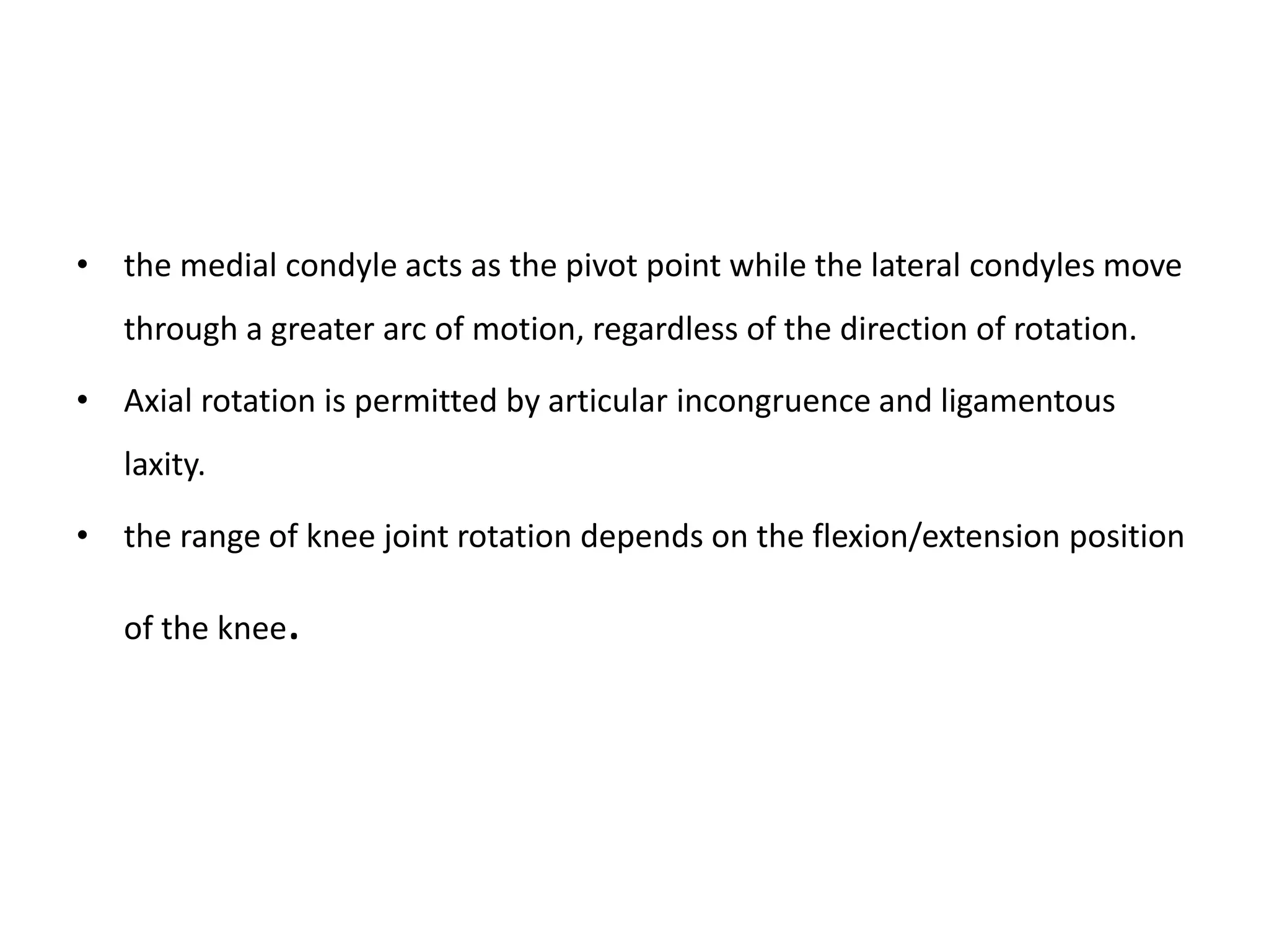 Knee joint biomechanics | PPTX