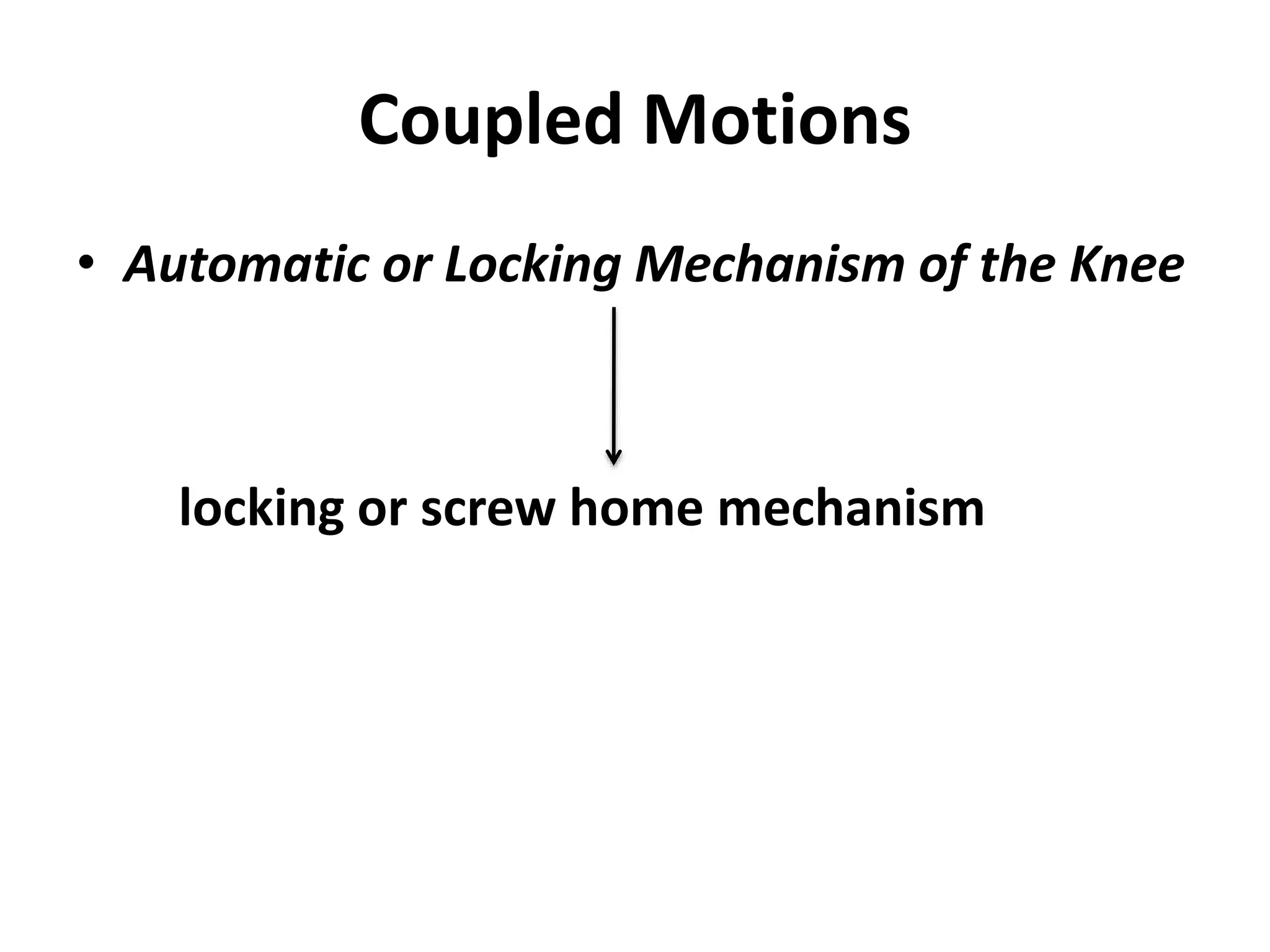 Knee joint biomechanics | PPTX