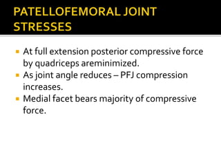 Knee joint complex biomechanics | PPTX