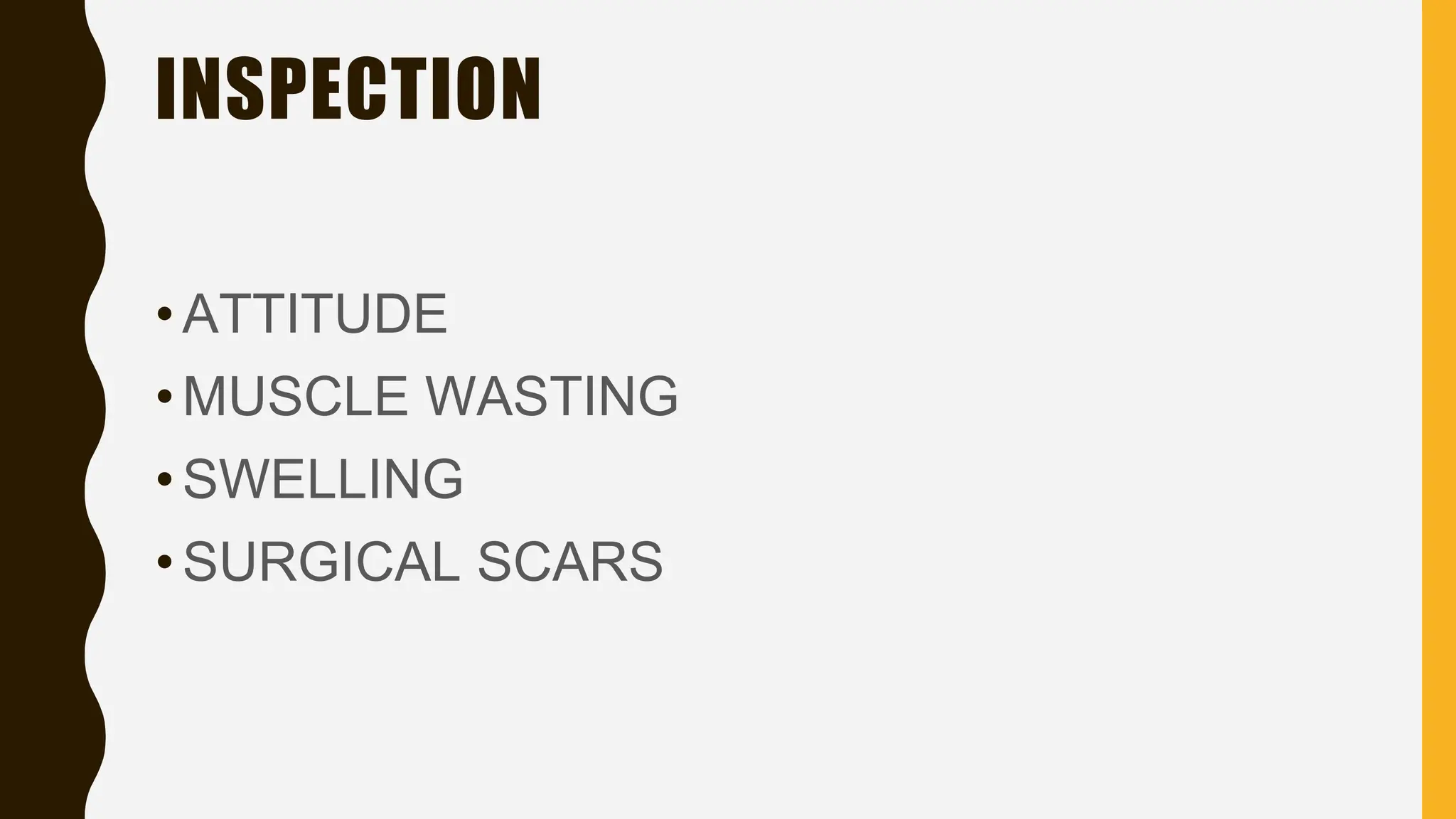 knee joint examination and common testss | PPT