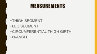 knee joint examination and common testss | PPTX