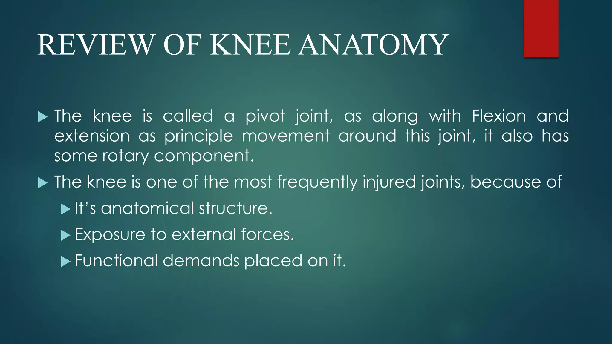 PS SESSION : EXAMINATION OF KNEE JOINT | PDF