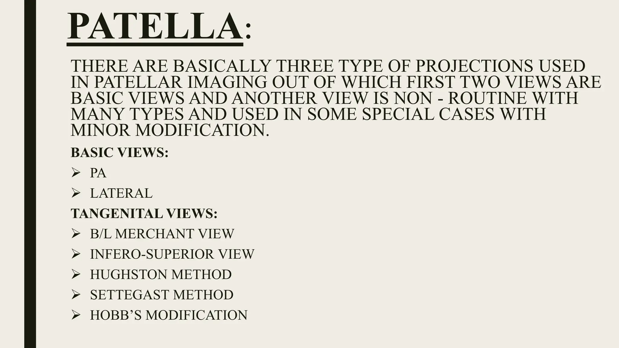 radiography positioning of knee and leg | PPTX