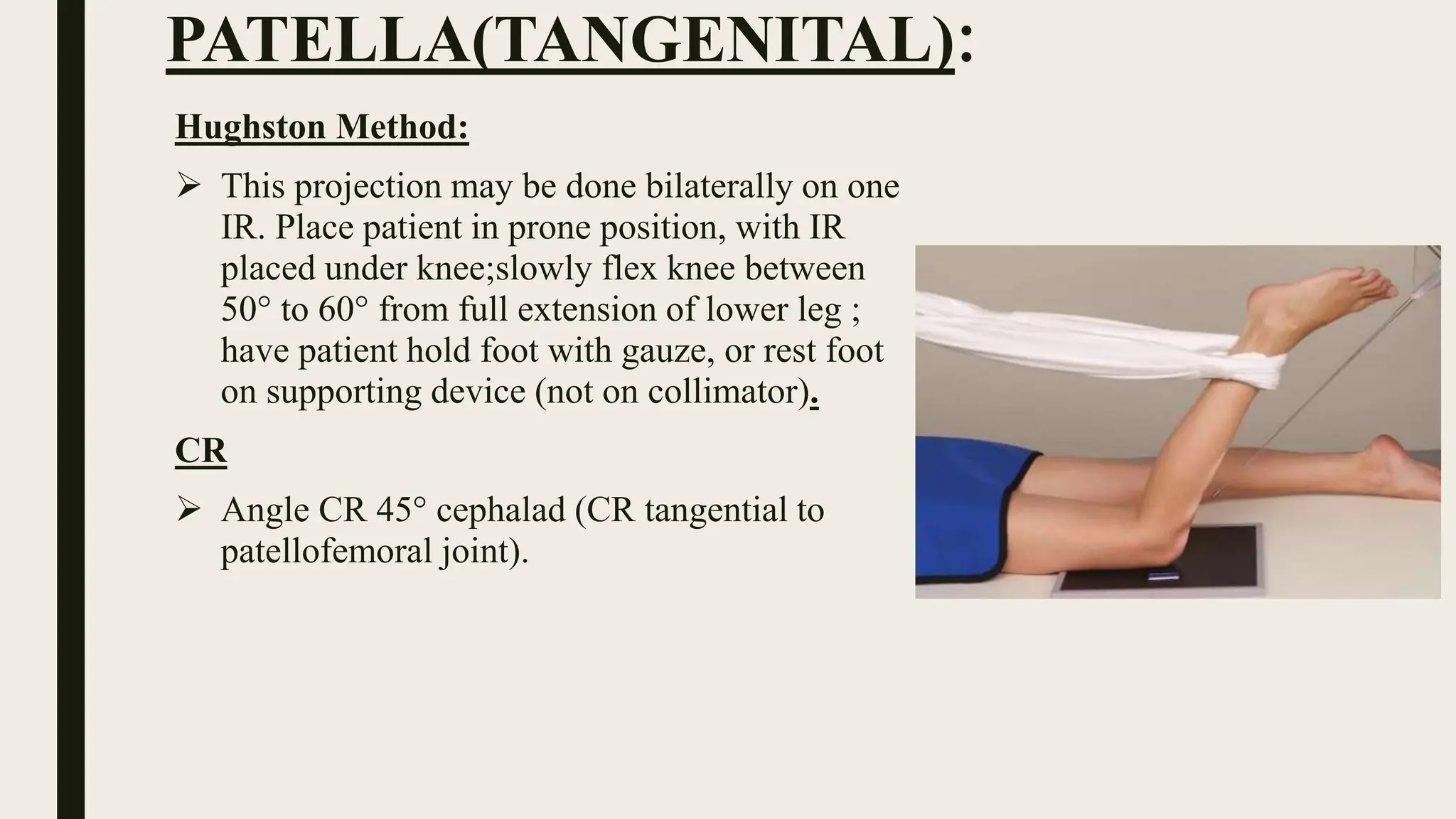 radiography positioning of knee and leg | PPTX
