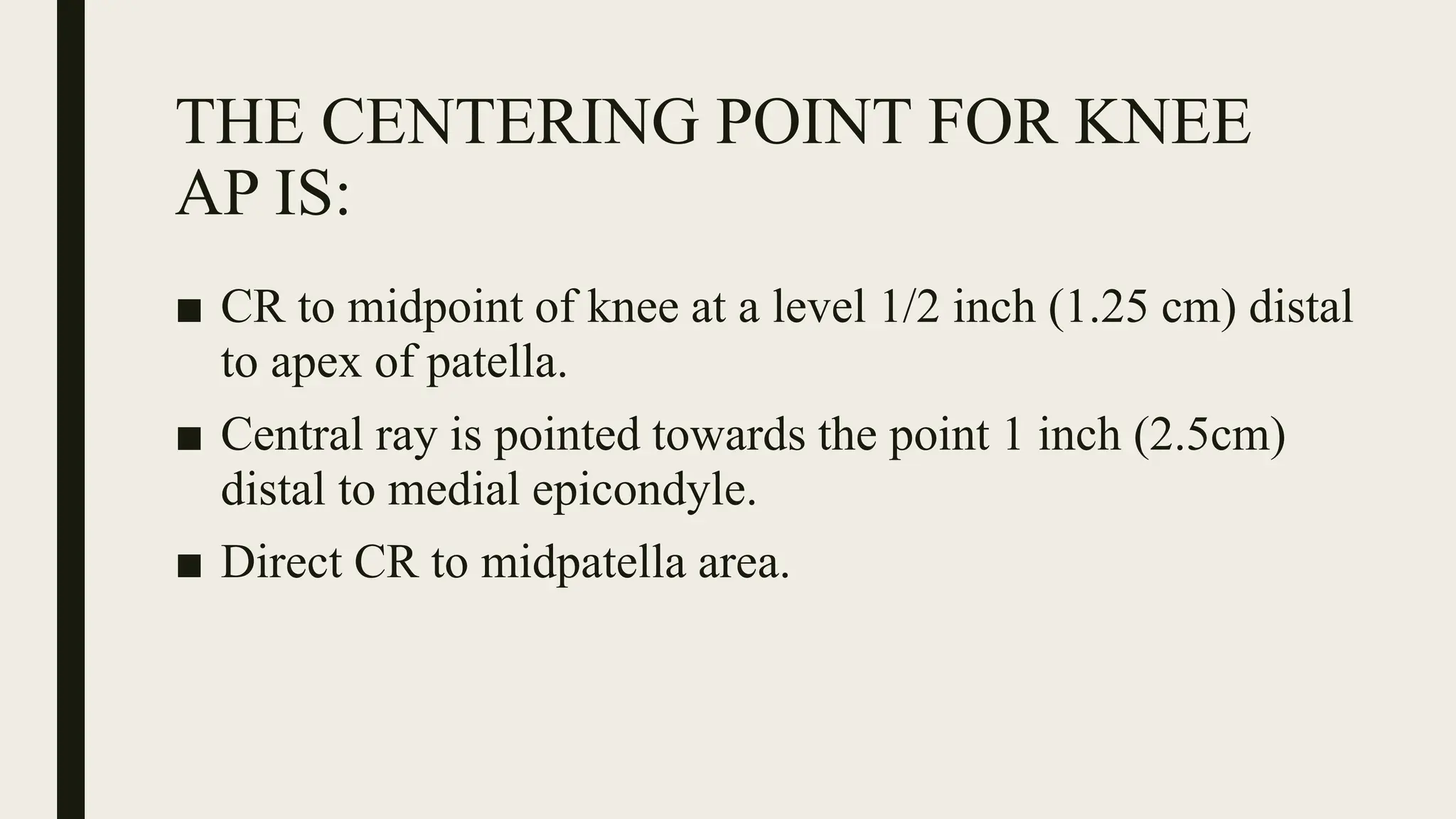 radiography positioning of knee and leg | PPTX