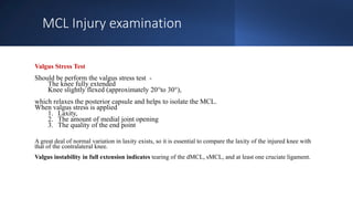 knee ligaments injury Examination.pptx