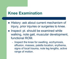 Knee lowerleginjuries | PPT