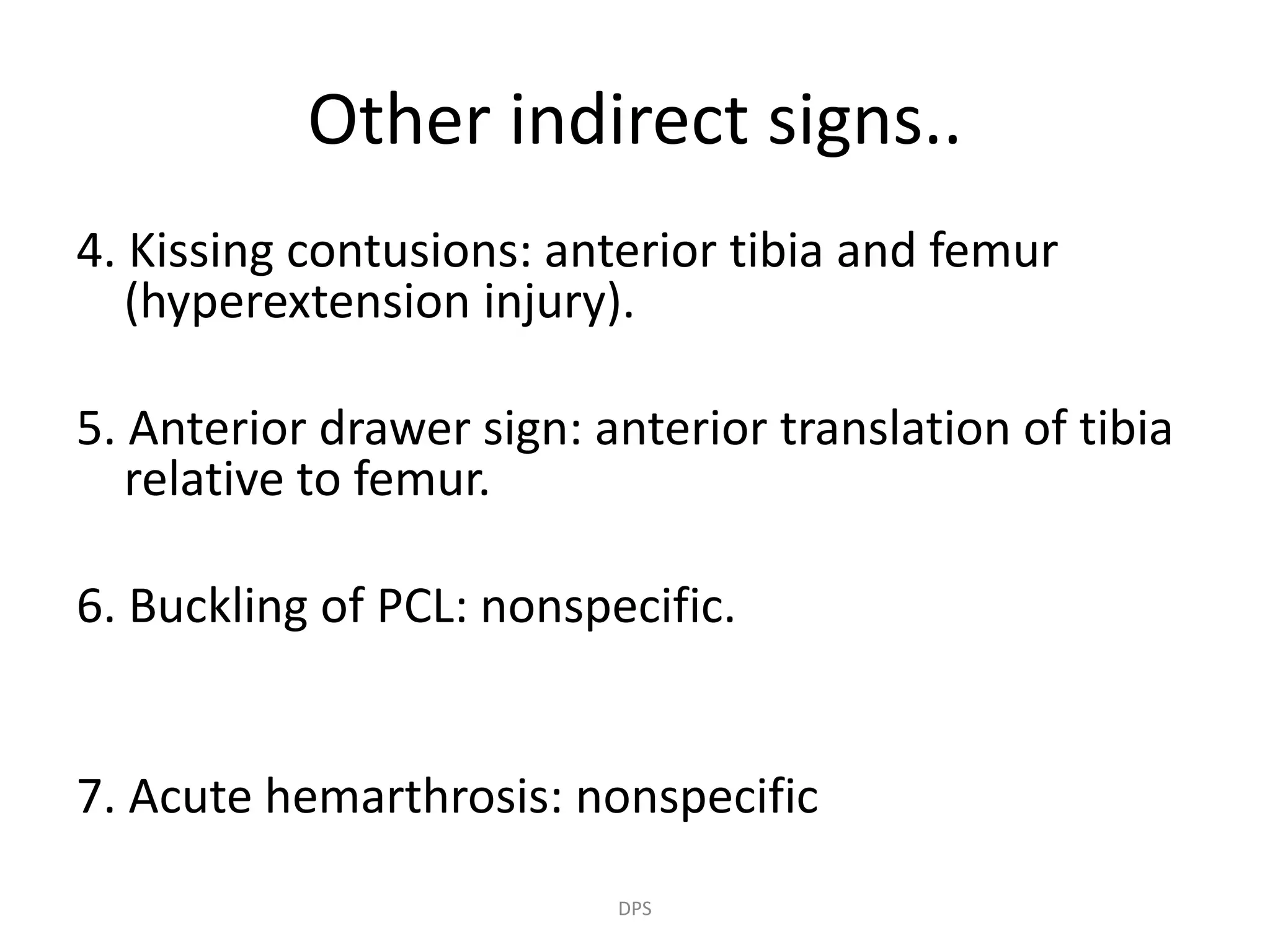 Knee mri: systematic interpretation by dr. d. p. swami | PPTX | Death, Injury, or Military ...