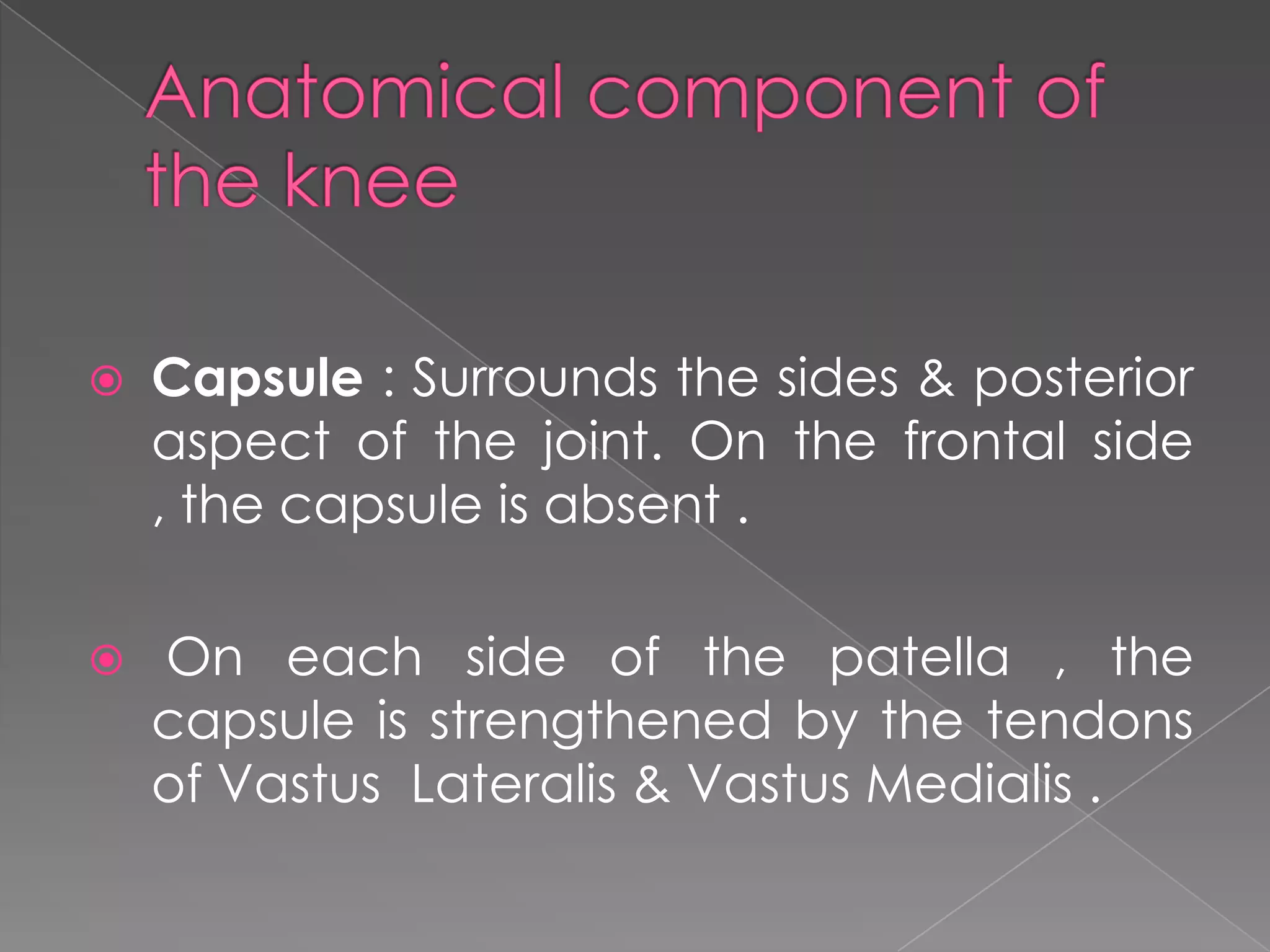 Knee muscles & movement | PPTX