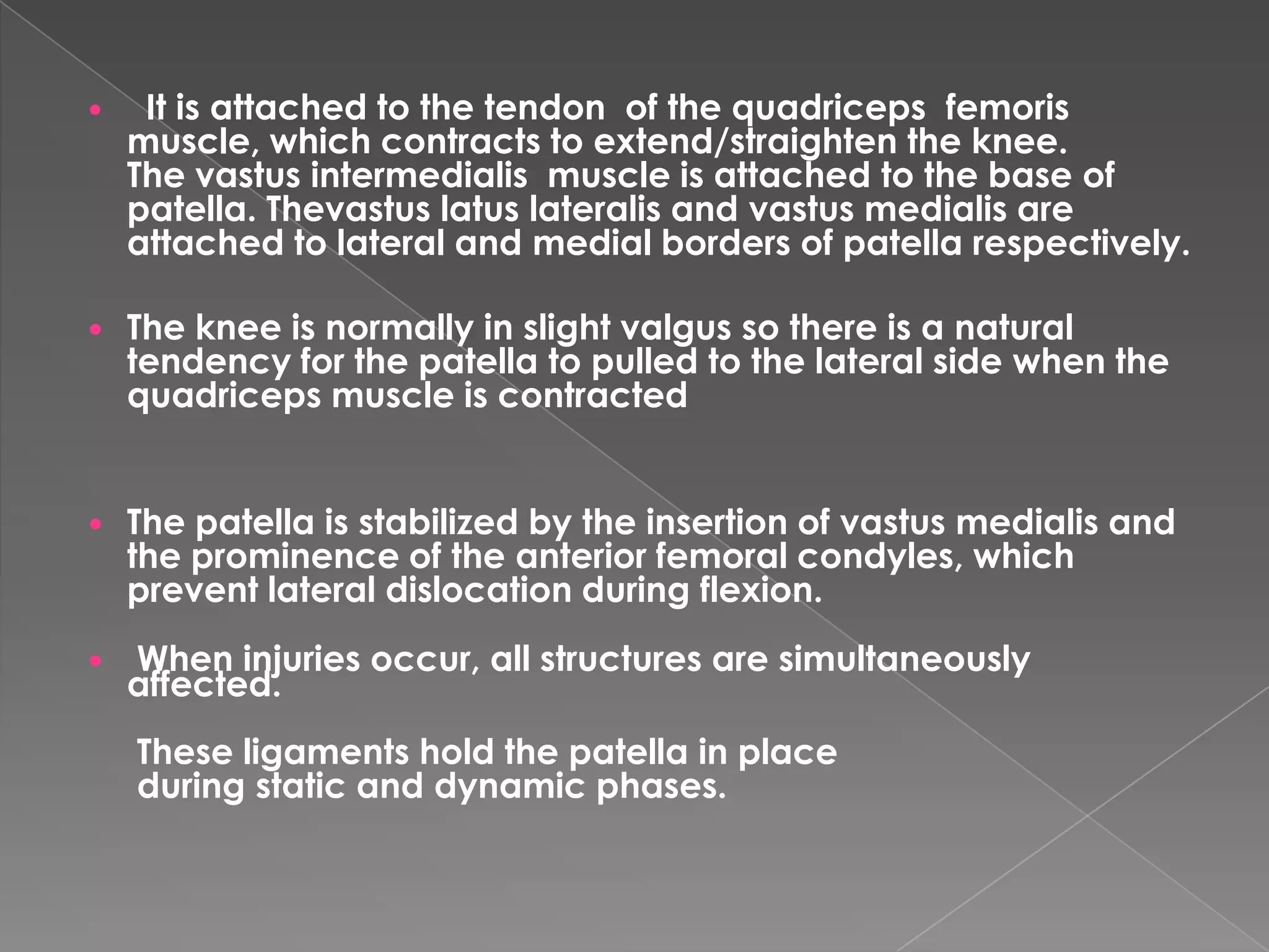 Knee muscles & movement | PPTX