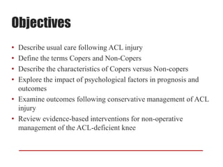 Robertson ACL Management | PPTX