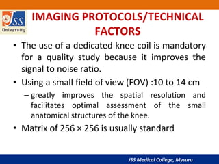 MRI KNEE.pptx