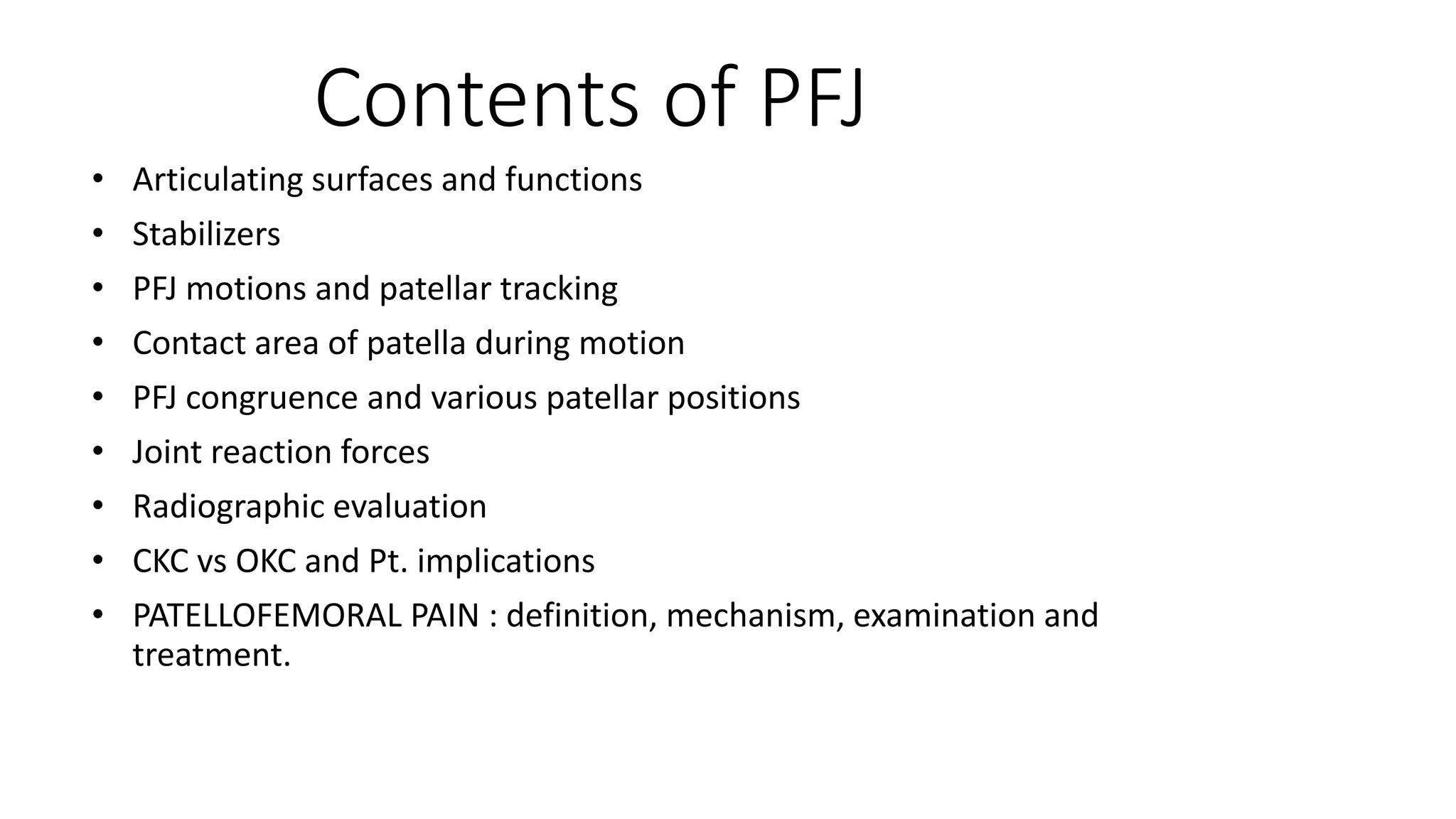 BIOMECHANICS & PATHOMECHANICS OF KNEE JOINT AND PATELLOFEMORAL JOINT | PPTX