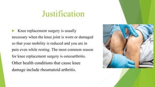 Knee Replacement in biomedical Engineering.pptx | Bone and Joint Conditions | Diseases and ...