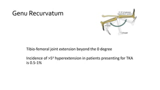 KNEE REPLACEMENT IN RECURVATUM KNEE.pptx