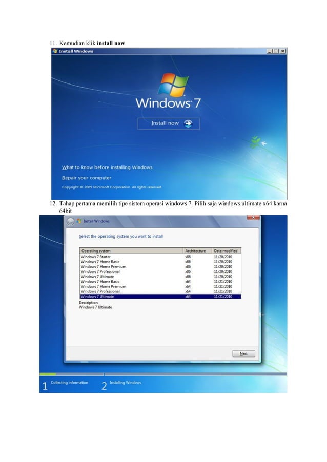 Modul instalasi windows 7 di virtual box | PDF